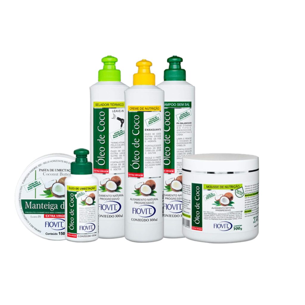 Kit Completo Óleo de Coco - Fiovit